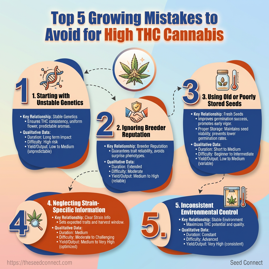 Top 5 Growing Mistakes to Avoid for High THC Cannabis - Cannabis ...